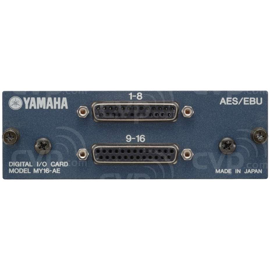 MY16AE TARJETA 16 CANALES AES / EBU I / O Yamaha – Yamaha Audio